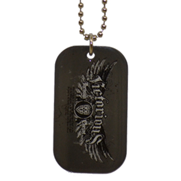 Victorious Through Jesus Christ Dog Tag | 1 Corinthians 15:55-57