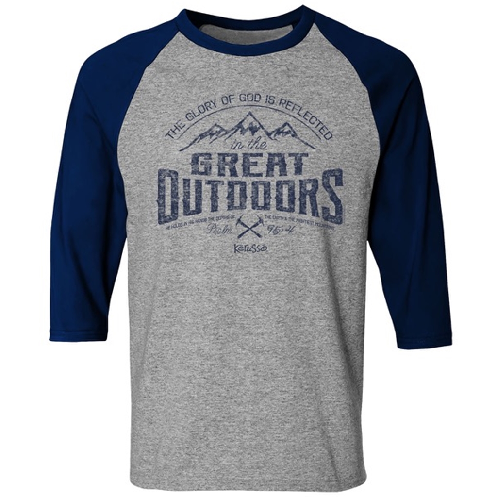 The Great Outdoors Raglan T-Shirt - Psalm 95:4